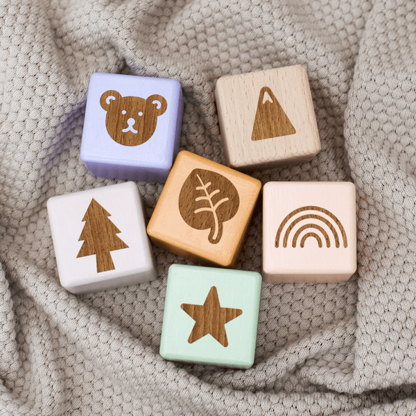 Wooden Symbol Blocks – The Wood Cove